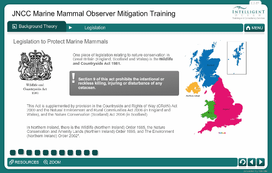 JNCC MMO eLearning | Intelligent Ocean